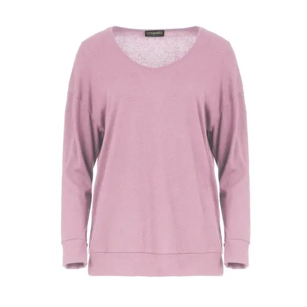 CONQUISTA V Neck Knit Top