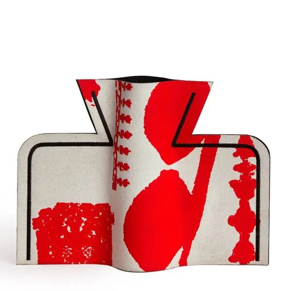 LONDON ATELIER BYPRODUCT Cotton Dodecanese Bowl Vase - Red