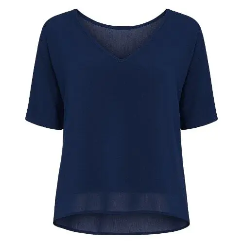 CONQUISTA Short Sleeve Batwing Top