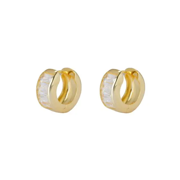 Argento Vivo The Desi Hoop - Silver