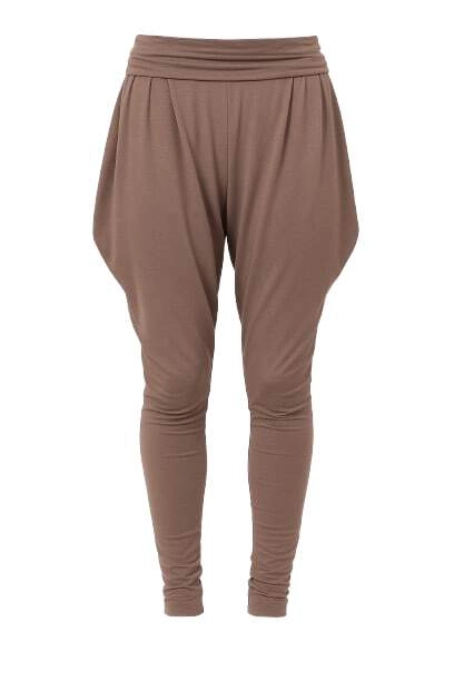 CONQUISTA Jersey Harem Style Pants With Pockets
