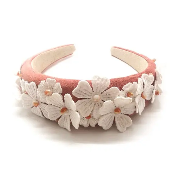 ADIBA Magnolia Handmade Headband - Orange