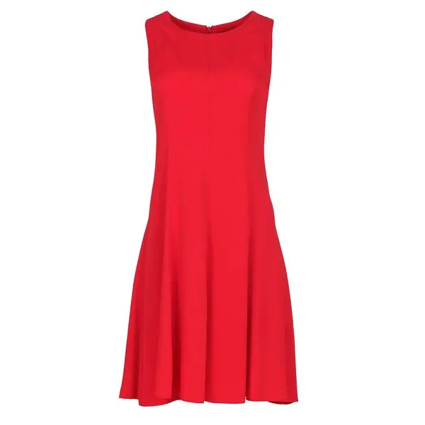 CONQUISTA Colour Cloche Dress - Red