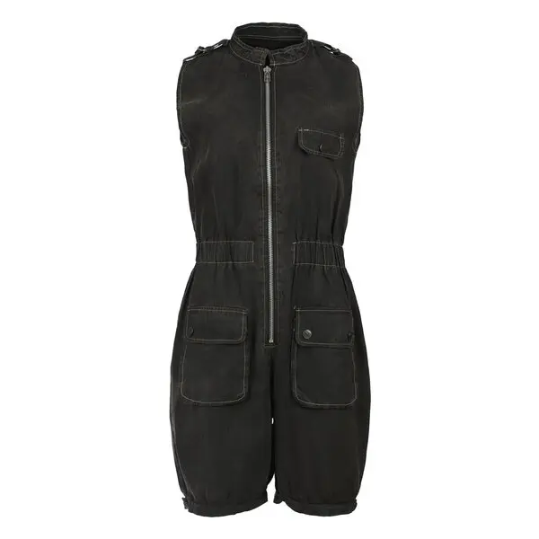 CONQUISTA Utility Style Lyocell Overall - Grey