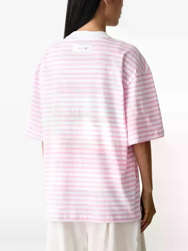 Iceberg Striped Embroidered T-shirt