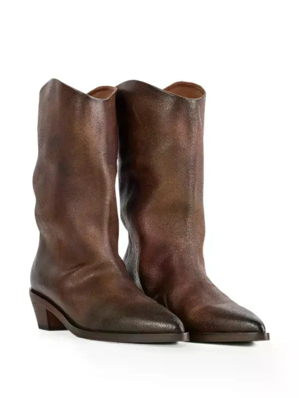 Marsèll Stuzzichello Pointed-toe Boots - Brown