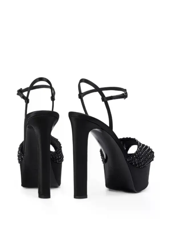 LE SILLA Gilda Crystal-embellished Platform Sandals
