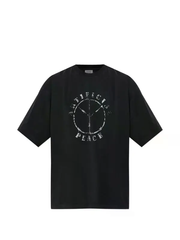 Vetements Graphic-print T-shirt - Black