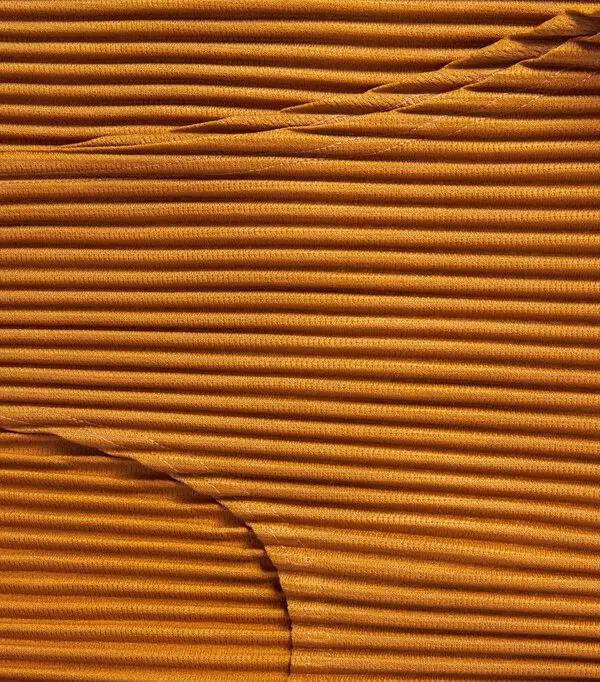 Issey Miyake Pleated Sleeveless Vest - Brown