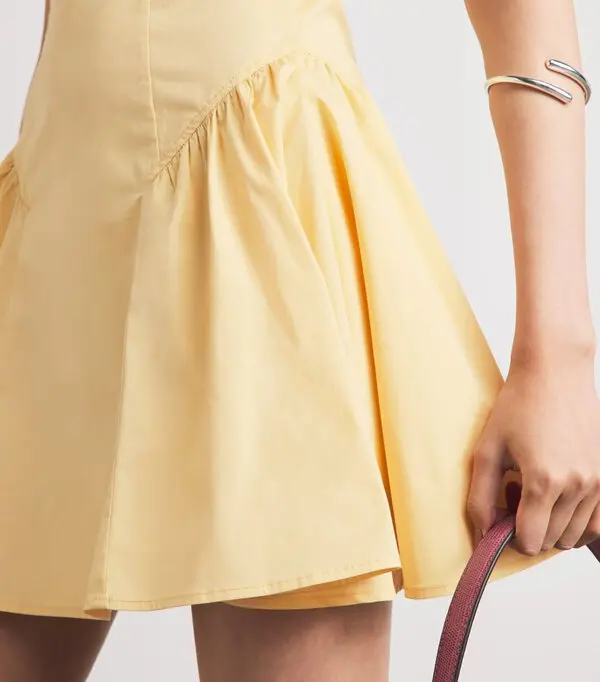 Staud Cotton Poplin Gwen Mini Dress