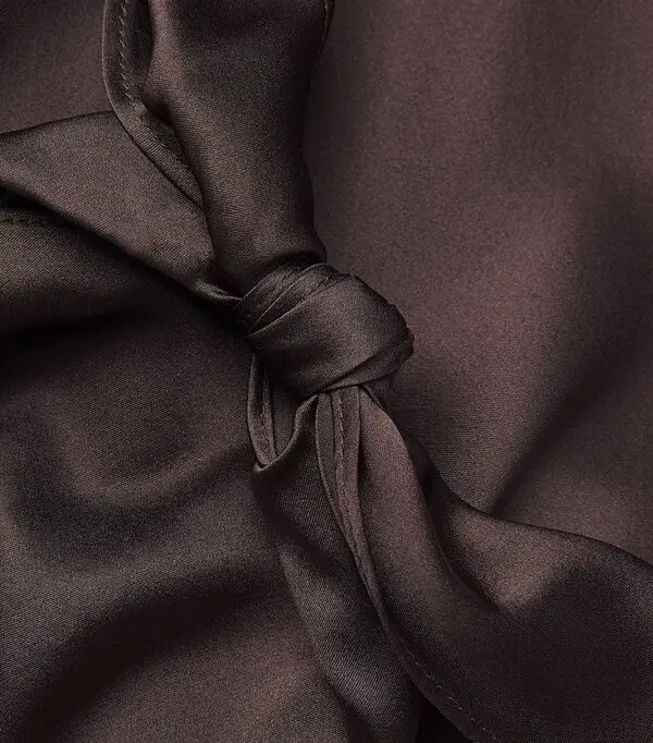 Staud Silk Portia Midi Dress