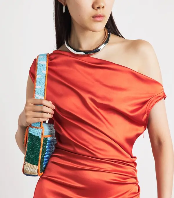 Staud Phare Silk-blend Maxi Dress