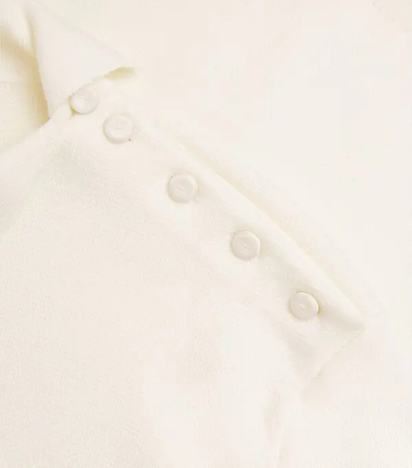 RÓHE Merino Wool Uneven-collar Polo Sweater