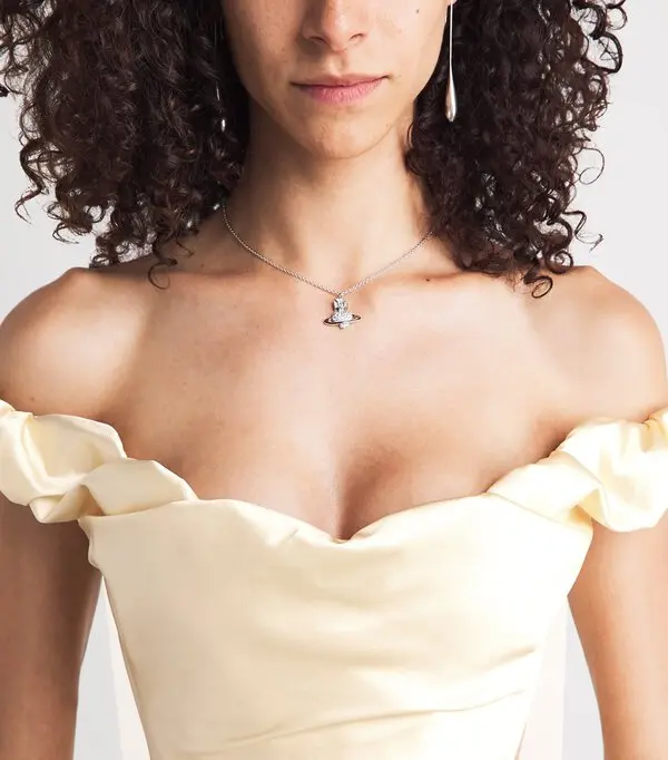 VIVIENNE WESTWOOD Satin Lady Corset Midi Dress