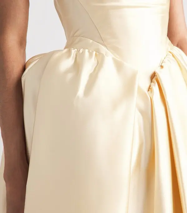 VIVIENNE WESTWOOD Satin Lady Corset Midi Dress