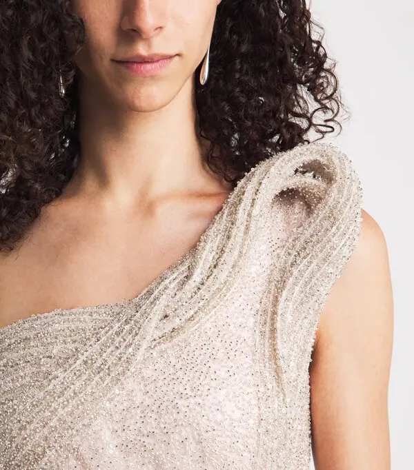 GAURAV GUPTA Draped Lunaris Glisten Gown