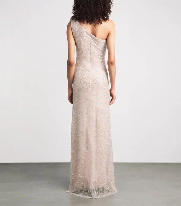 GAURAV GUPTA Draped Lunaris Glisten Gown