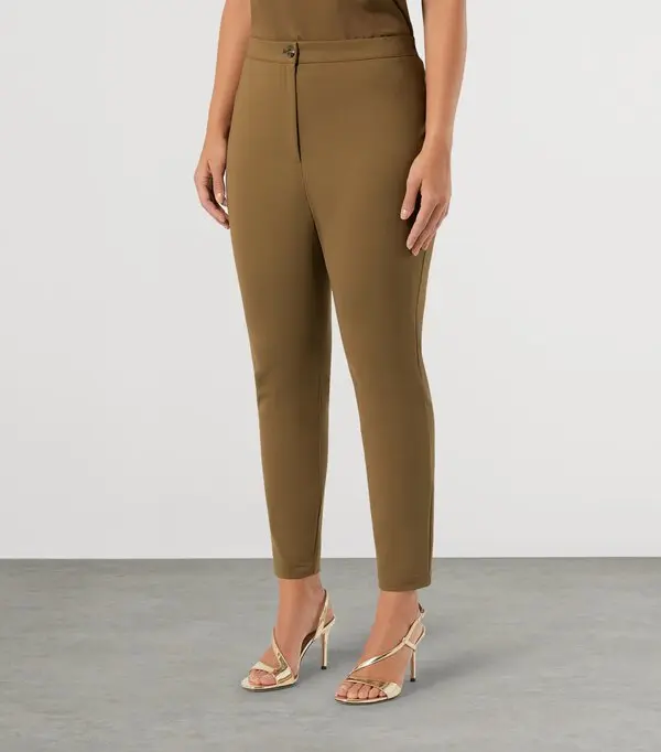 Marina Rinaldi Canvas Slim Trousers