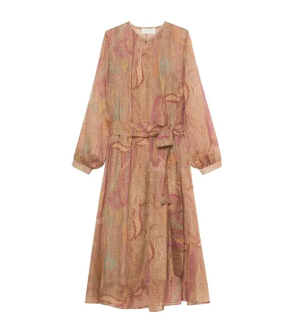Marina Rinaldi Silk Printed Maxi Dress