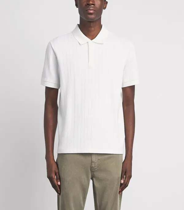 Vince Pima Cotton Knit Polo Shirt