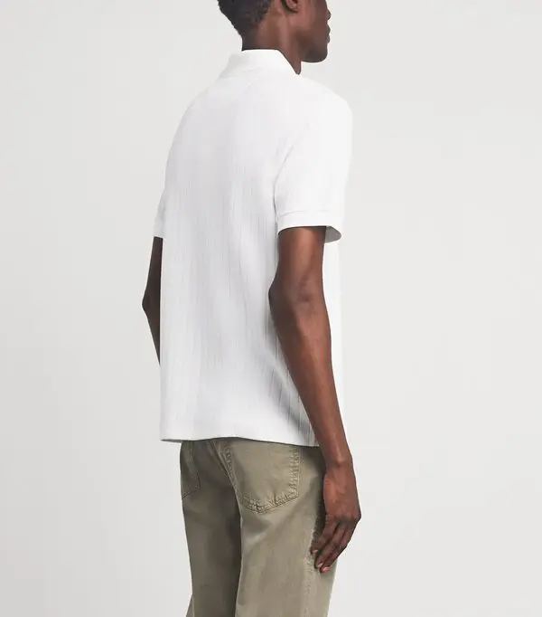 Vince Pima Cotton Knit Polo Shirt
