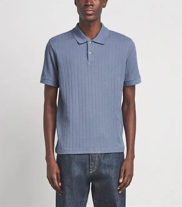 Vince Pima Cotton Knit Polo Shirt
