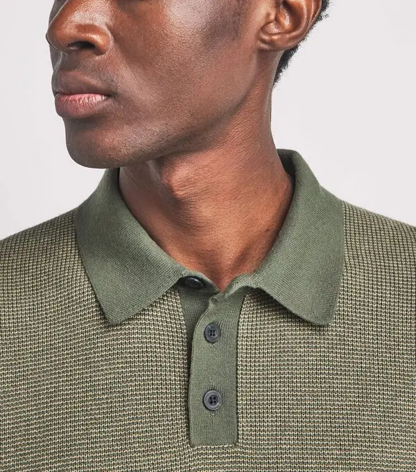 Vince Cotton-cashmere Polo Shirt