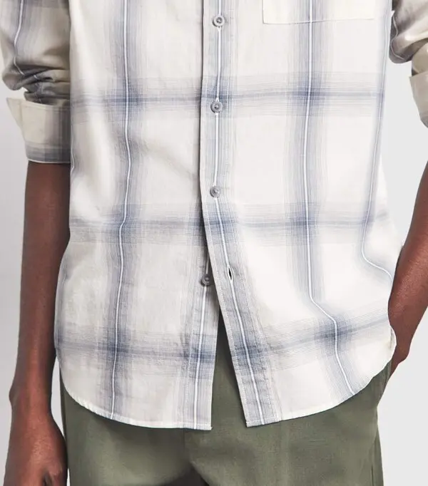 Vince Cotton Check Townes Shirt