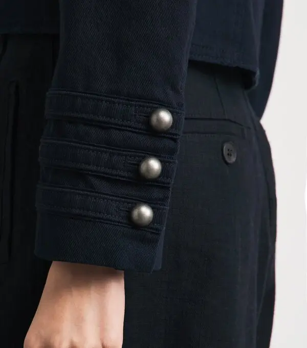 ME+EM Organic Twill Cropped Jacket