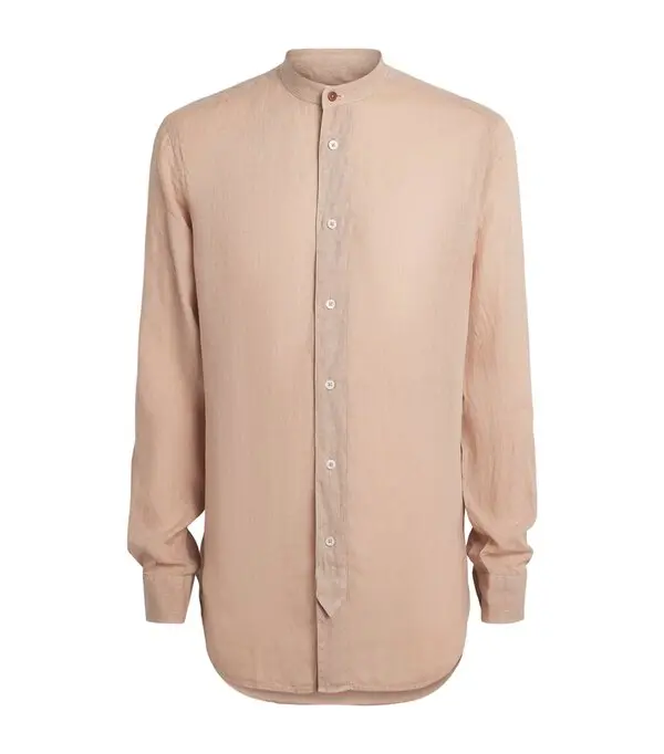 Paul Smith Linen Stand-collar Shirt