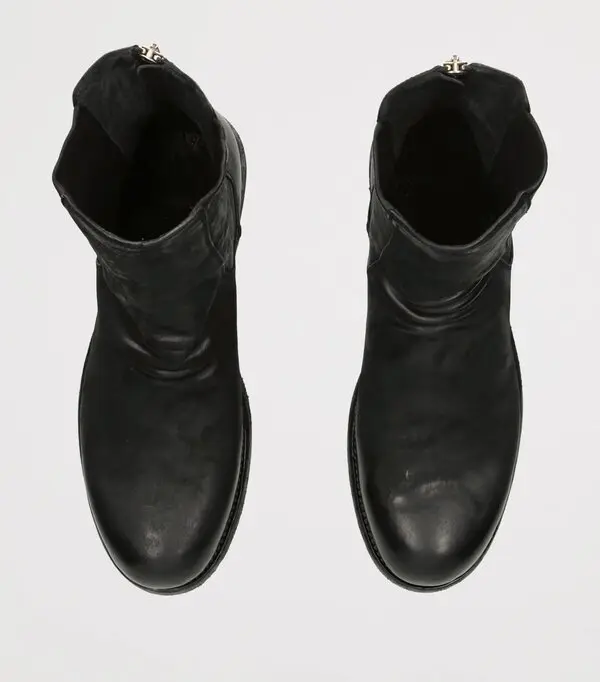 Officine Creative Leather Bulla Chelsea Boots