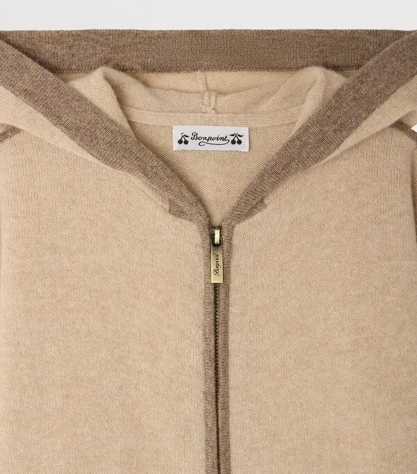 Bonpoint Cashmere Zip-up Hoodie