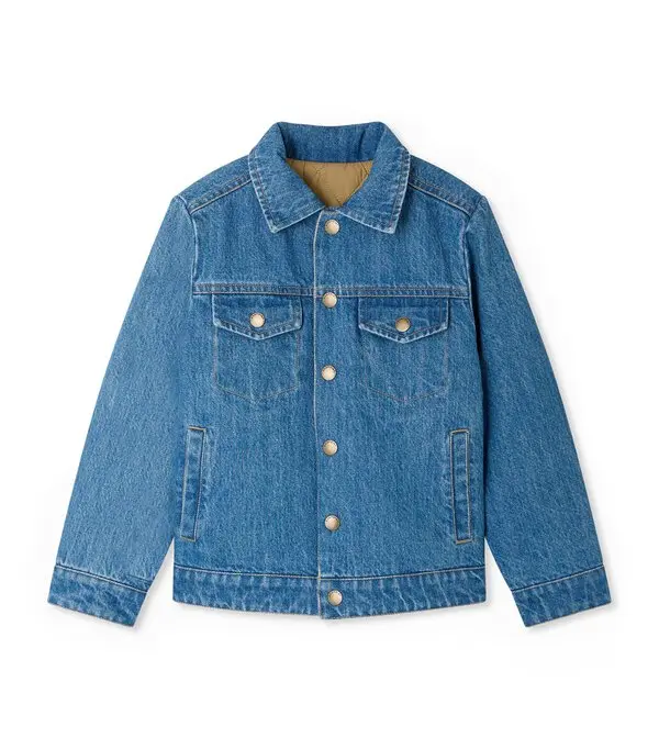 Bonpoint Reversible Quilted Denim Jacket