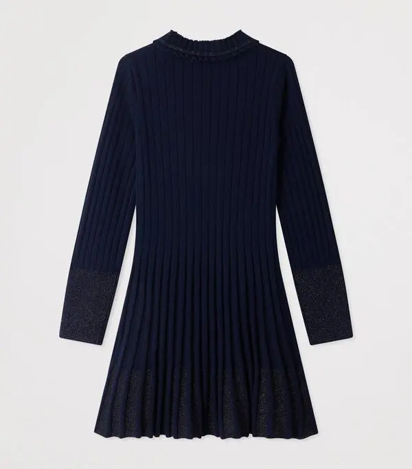 Bonpoint Wool Ribbed Mini Dress