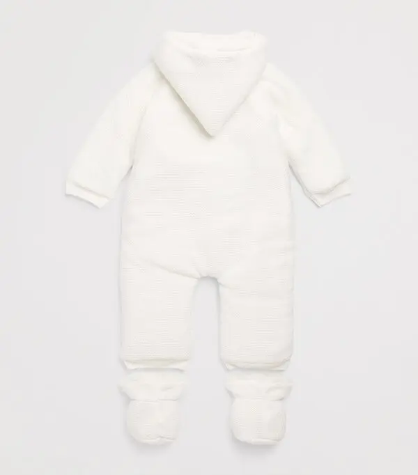 PAZ RODRIGUEZ Virgin Wool Snowsuit And Booties Set