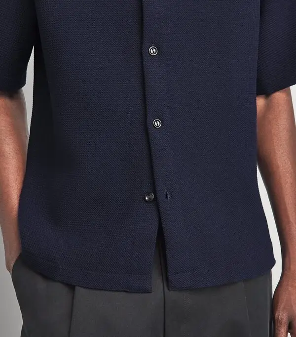 Sandro Textured Short-sleeve Shirt