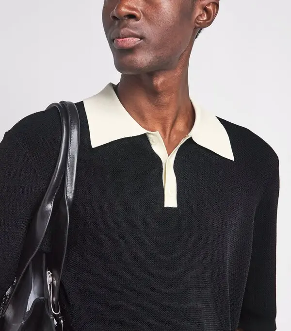 Sandro Contrast-collar Polo Shirt