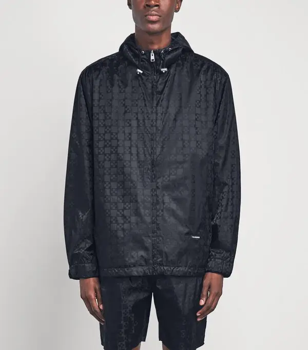 Sandro Technical Fabric Jacquard Jacket
