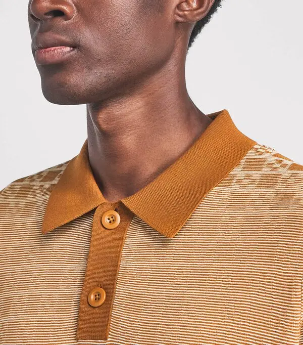 Sandro Jacquard Polo Shirt