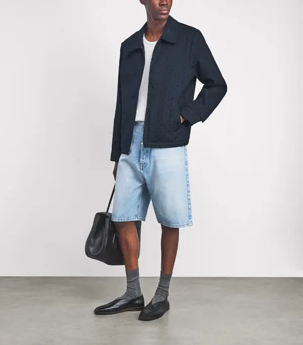 Sandro Jacquard Denim Jacket
