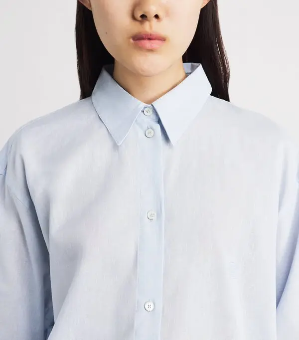 TOTEME Cotton-linen Oversized Shirt