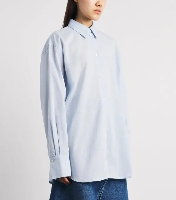 TOTEME Cotton-linen Oversized Shirt