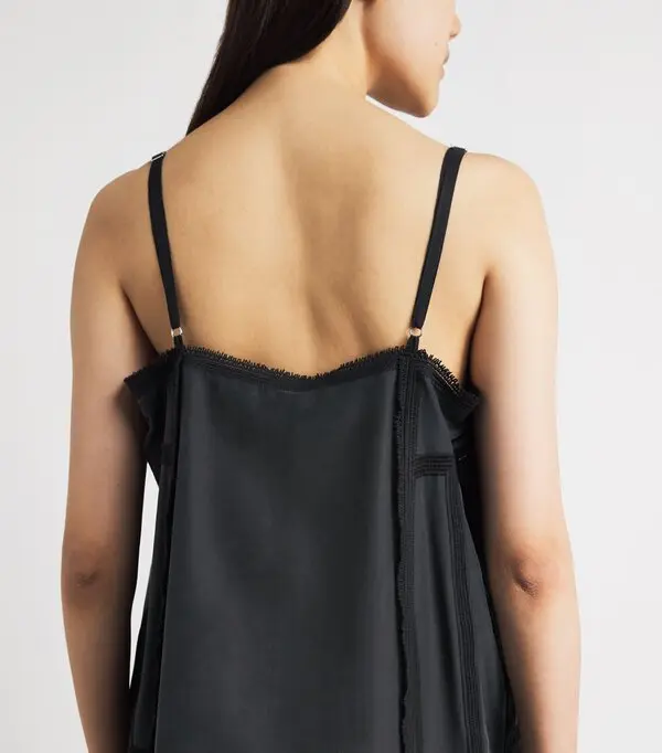 TOTEME Silk Monogram Midi Dress