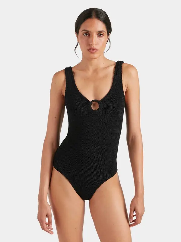 Hunza G Coverage Celine Swim | Tonal Hoops