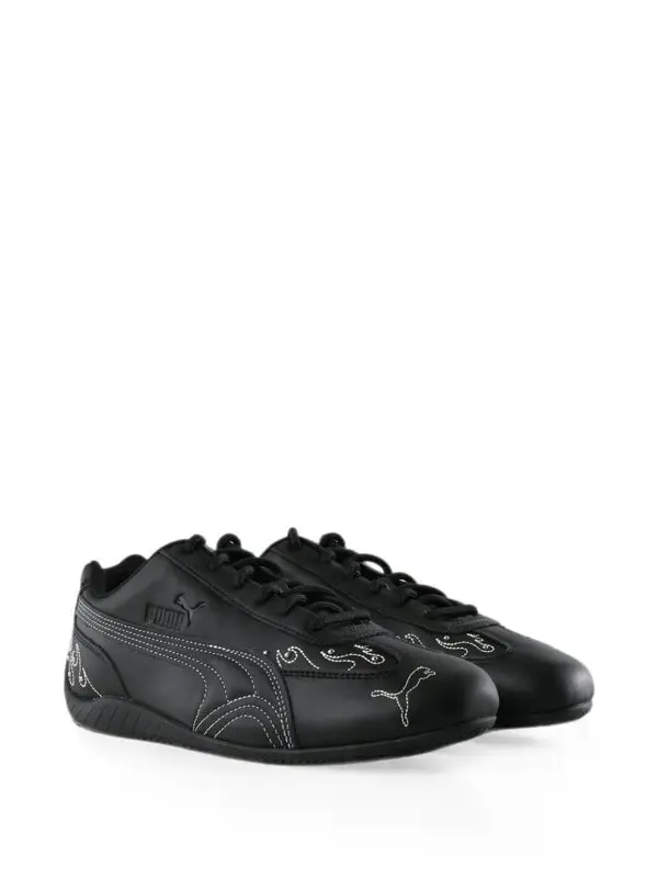 PUMA Speedcat Embellished Logo-embroidered Sneakers