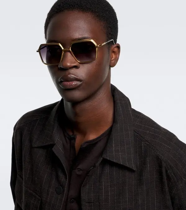 JACQUES MARIE MAGE Ugo Rectangular Sunglasses