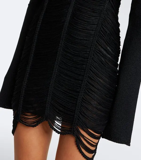 Attico Fringed Minidress
