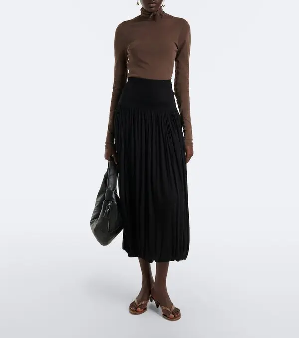 LEMAIRE Mesh Turtleneck Top
