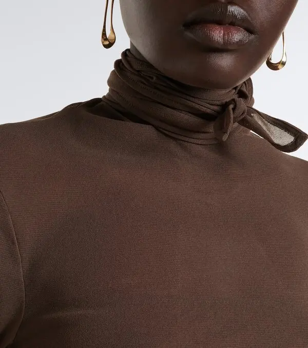 LEMAIRE Mesh Turtleneck Top