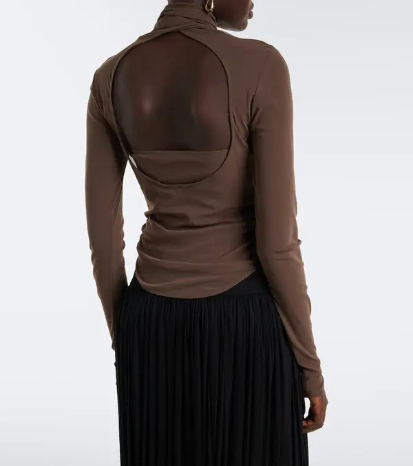 LEMAIRE Mesh Turtleneck Top